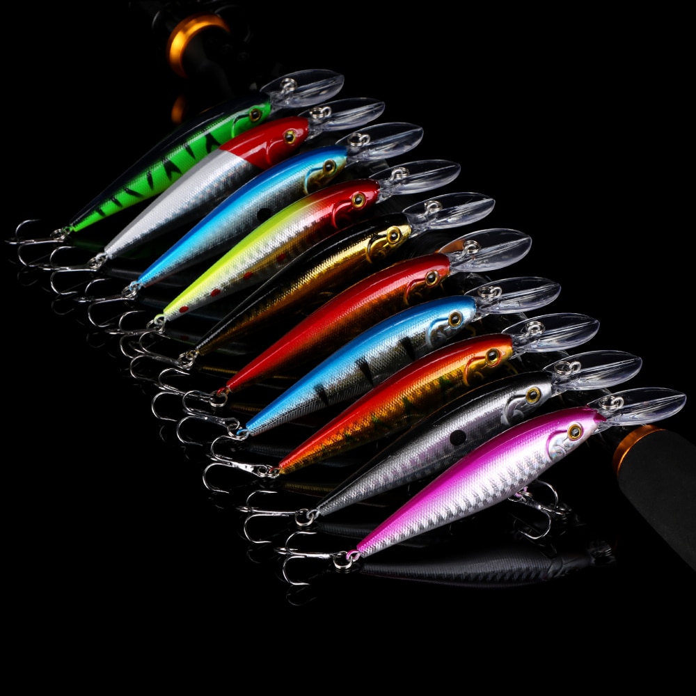 Colorful Fish Shaped Lures Set